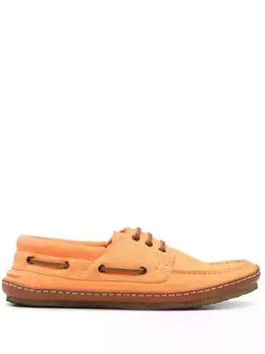 Saint Laurent Calf Leather Boat Shoes