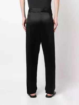 Saint Laurent Buttoned Tapered Trousers