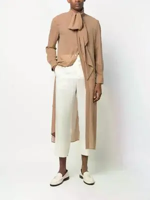 Saint Laurent Buttoned Slim Trousers