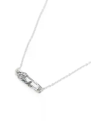 STOLEN GIRLFRIENDS CLUB Scripted-pin Necklace - Silver