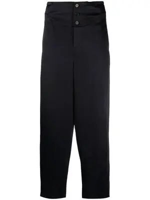 Saint Laurent Silk Tailored Trousers