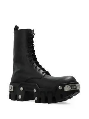 Balenciaga Bulldozer" Lace-up Platform Boots