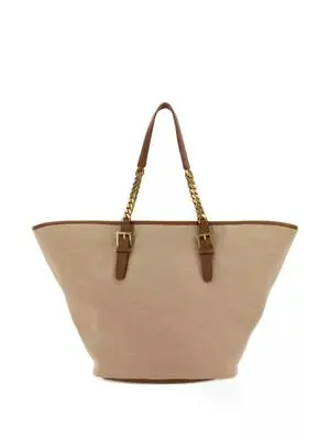 Saint Laurent Panier Tote Bag With Chain Detail