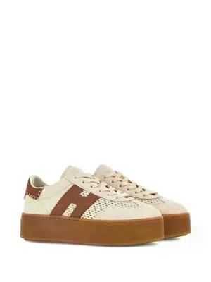 Hogan Perforated Detail Platform Sneakers