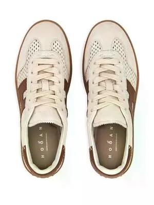 Hogan Perforated Detail Platform Sneakers