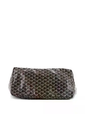 Goyard Saint Louis Gm Coated Canvas Tote Bag - Black