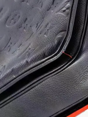 LOUIS VUITTON Monogram Empreinte Leather Pochette Métis Bag - Blue