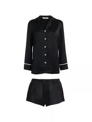 GILDA & PEARL Pearls Pyjama Set - Black