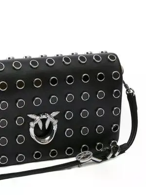 Pinko Eyelet Logo Crossbody Bag