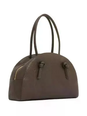 MANSUR GAVRIEL Fortuna Bowling Tote Bag - Brown