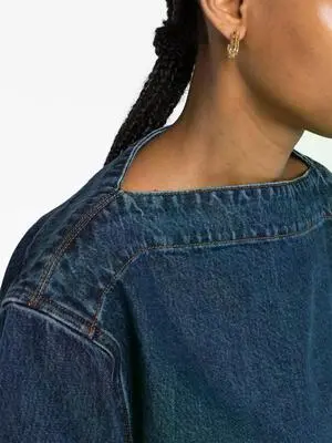 TOTEME Short-sleeve Denim Top