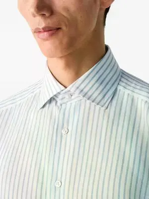 Zegna Striped Cotton Shirt