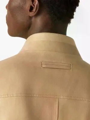 Zegna Stand Collar Front Button Fastening Jacket