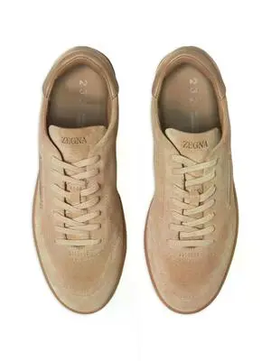 Zegna Lace-up Sneakers - Neutrals
