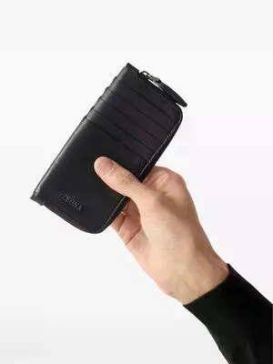 Zegna Leather Card Case