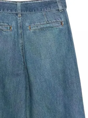 Paige Cameron Belted Wide Leg Jeans