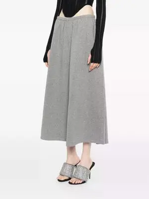 Alexander Wang Cotton Terry A-line Midi Skirt