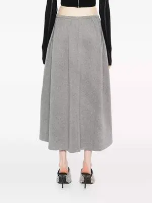 Alexander Wang Cotton Terry A-line Midi Skirt