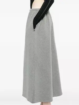 Alexander Wang Cotton Terry A-line Midi Skirt