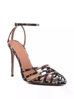 CASTAGNA Miami Animal-print Heeled Pumps