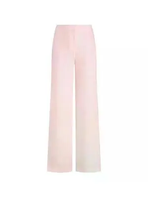 GENNY Wide-leg Tailored Trousers - Pink
