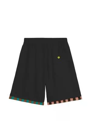 BARROW Logo Shorts With Elasticated Waistband - Black