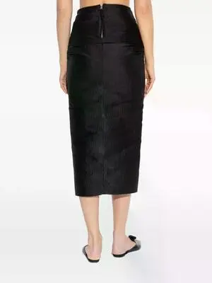 LANVIN Twist Detail Midi Skirt