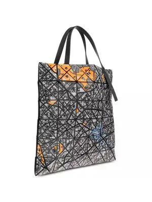 Issey Miyake Tote Bag With Geometric Pattern