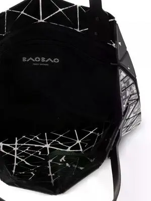 Issey Miyake Tote Bag With Geometric Pattern