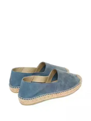Tagliatore Suede Espadrilles With Woven Sole