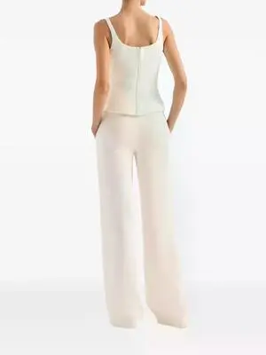 GENNY Embellished Square Neck Sleeveless Top