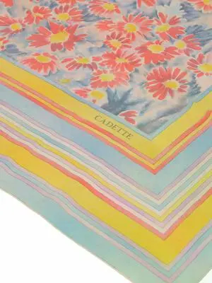 CADATTE Flower-patterned Scarf