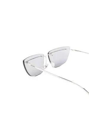 Prada Geometric Frame Sunglasses