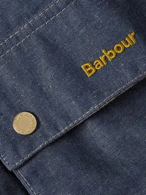 Barbour Asker Cotton Corduroy-trimmed Denim Jacket