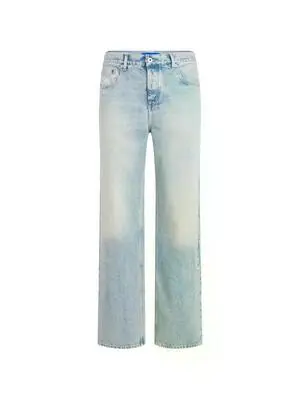 Karl Lagerfeld Five-pocket Straight Leg Jeans - Blue