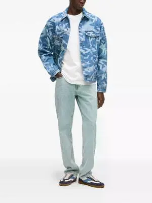 Karl Lagerfeld Five-pocket Straight Leg Jeans - Blue