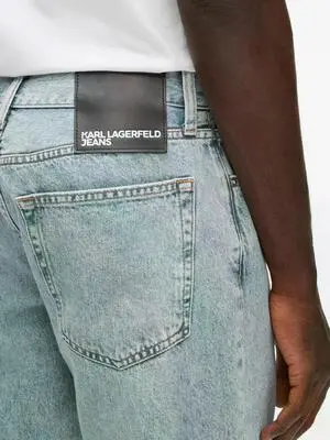 Karl Lagerfeld Five-pocket Straight Leg Jeans - Blue