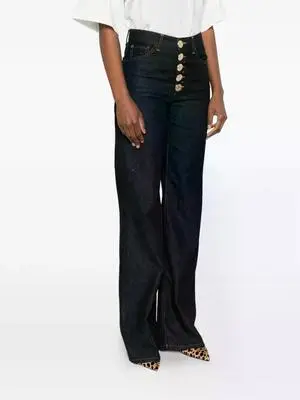 DONDUP Button Detail Cotton Jeans - Blue
