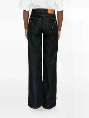 DONDUP Button Detail Cotton Jeans - Blue
