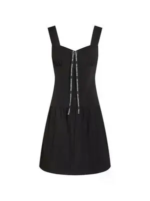 Karl Lagerfeld Logo-detail Mini Dress - Black
