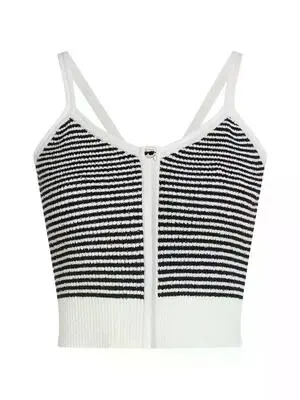 Karl Lagerfeld Striped Knit Top