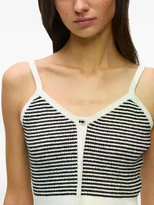 Karl Lagerfeld Striped Knit Top