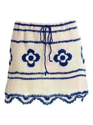 Agua Bendita Marsha Skirt - Neutrals