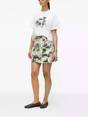 Karl Lagerfeld Mini Printed Pocket Skirt