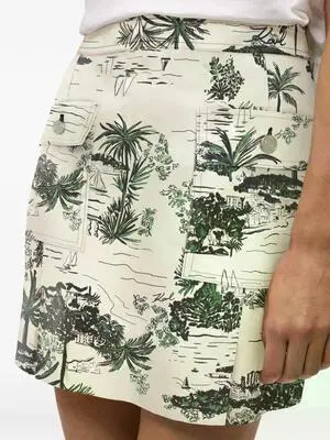 Karl Lagerfeld Mini Printed Pocket Skirt