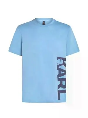 Karl Lagerfeld Logo Beach T-shirt - Blue