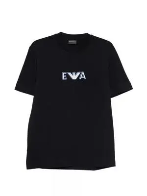 Emporio Armani Logo-embroidered T-shirt