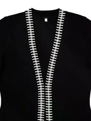 Johanna Ortiz Eternal Cardigan With Contrasting Trims