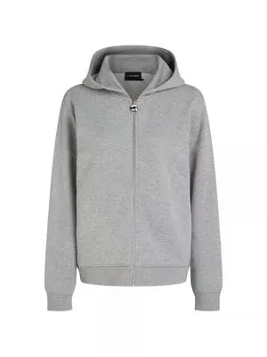 Karl Lagerfeld Zip-up Ikon Hoodie - Grey