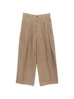 HED MAYNER Pleated Wide-leg Trousers